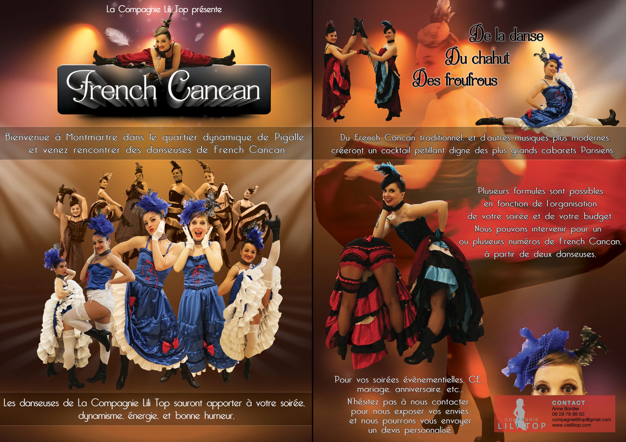 French Cancan - Spectacle danse - Animation - événementiel