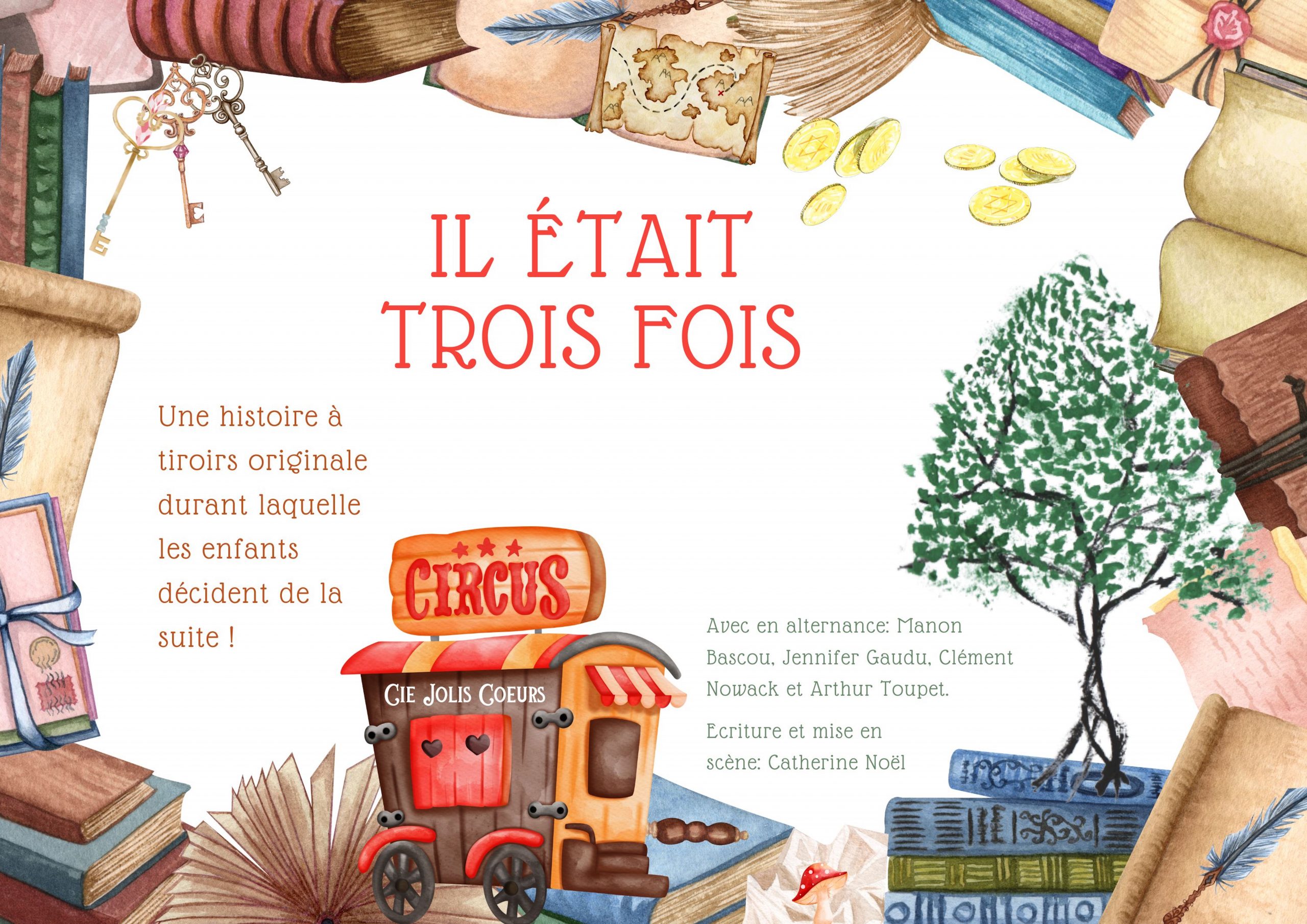 Il était trois fois - Catherine NOEL - Spectacles pour enfants, Théâtre ...