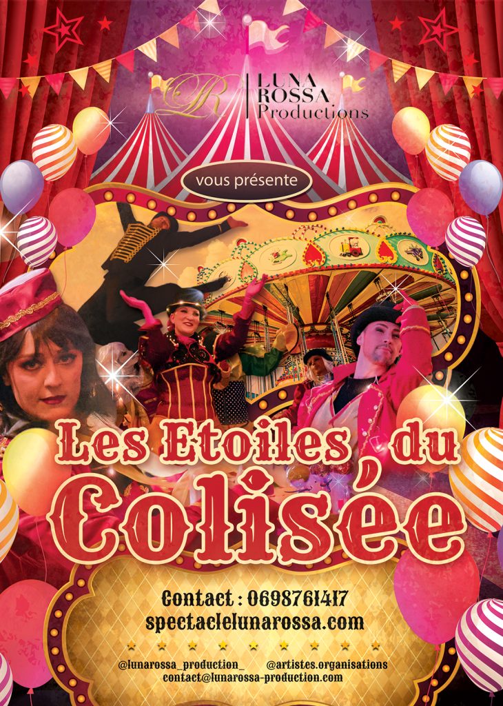 LES ÉTOILES DU COLISÉE - Spectacle de CIE LUNA ROSSA - Spectacles de rue